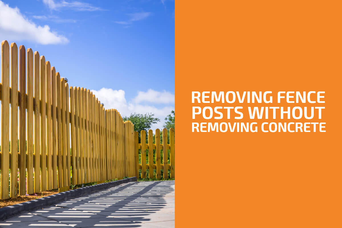 How To Replace A Fence Post Without Removing Concrete Handyman s World How To Replace A Fence Post Without Removing Concrete Handyman s World