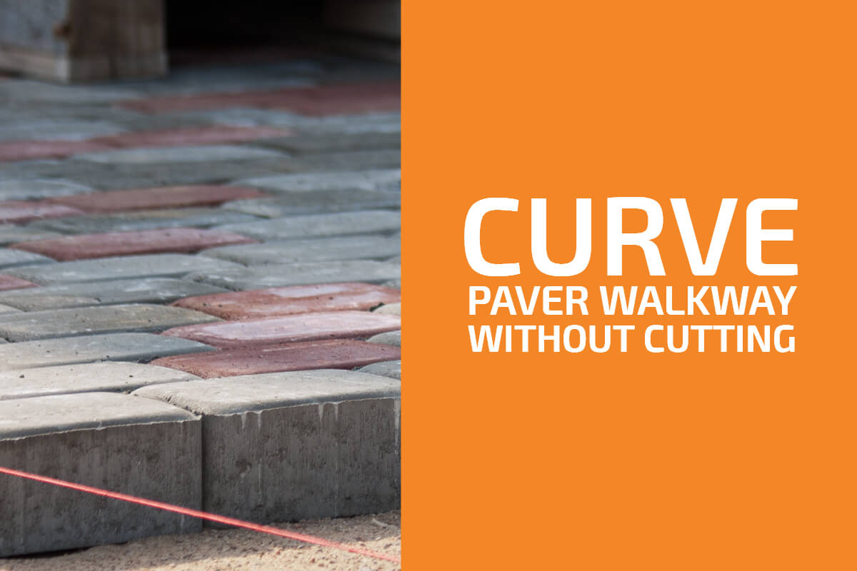 How To Make A Curved Paver Walkway Without Cutting Handyman s World